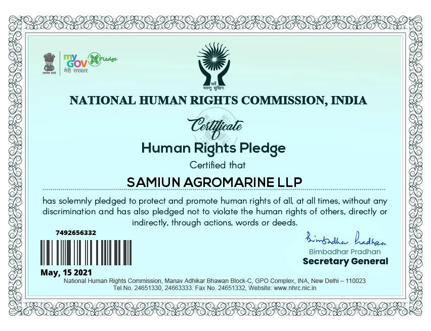 SAMIUN AGROMARINE LLP - Organic Farming & Agriculture Services